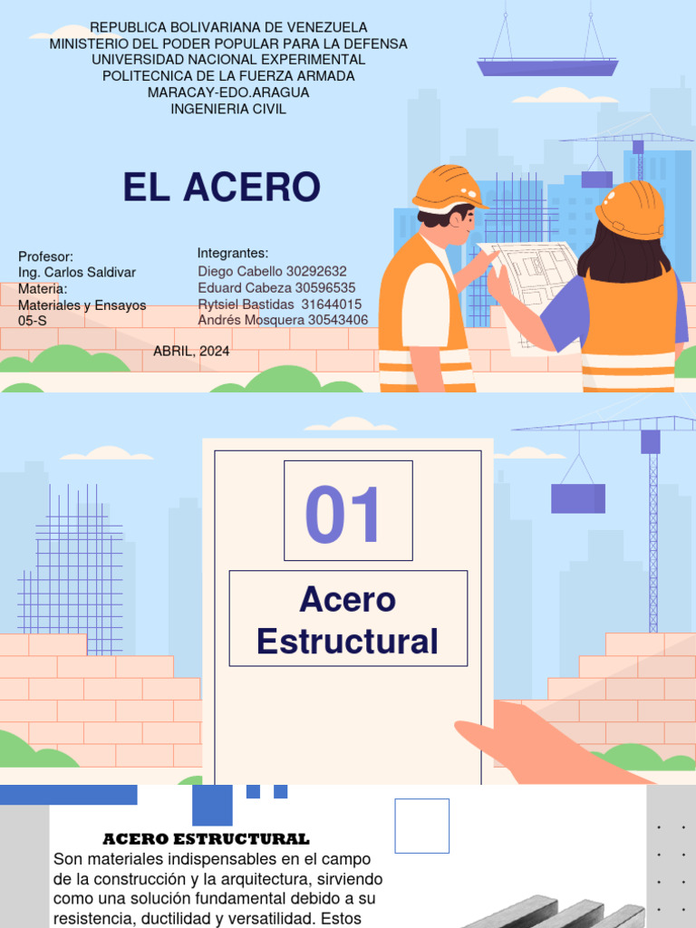 Exposicion2024. MATERIALES Y ENSAYOS | PDF | Acero | Aluminio