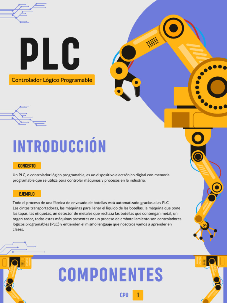 Controlador Lógico Programable | PDF | Controlador lógico programable | Almacenamiento de datos ...