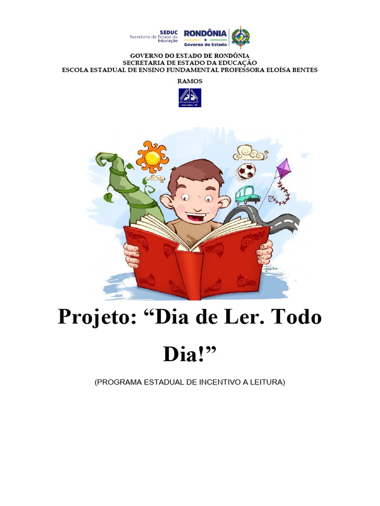 Projeto Dia de Ler. Todo Dia | PDF | Bibliotecas | Livros