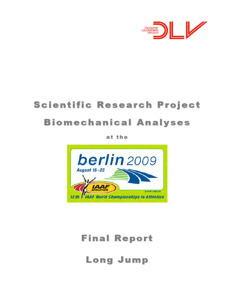 Long Jump Biomechanics Report | PDF