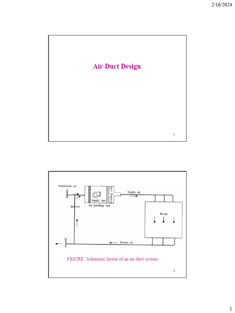 Air Duct Design | Download Free PDF | Duct (Flow) | Home Appliance