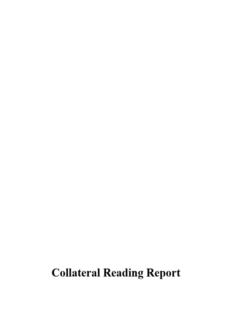 Collateral Reading Repor1 | PDF | Learning | Curriculum