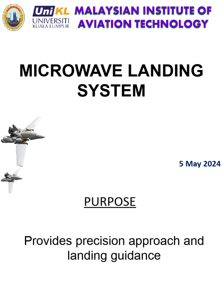 Microwave Landing System | PDF | Radio Technology | Aviation