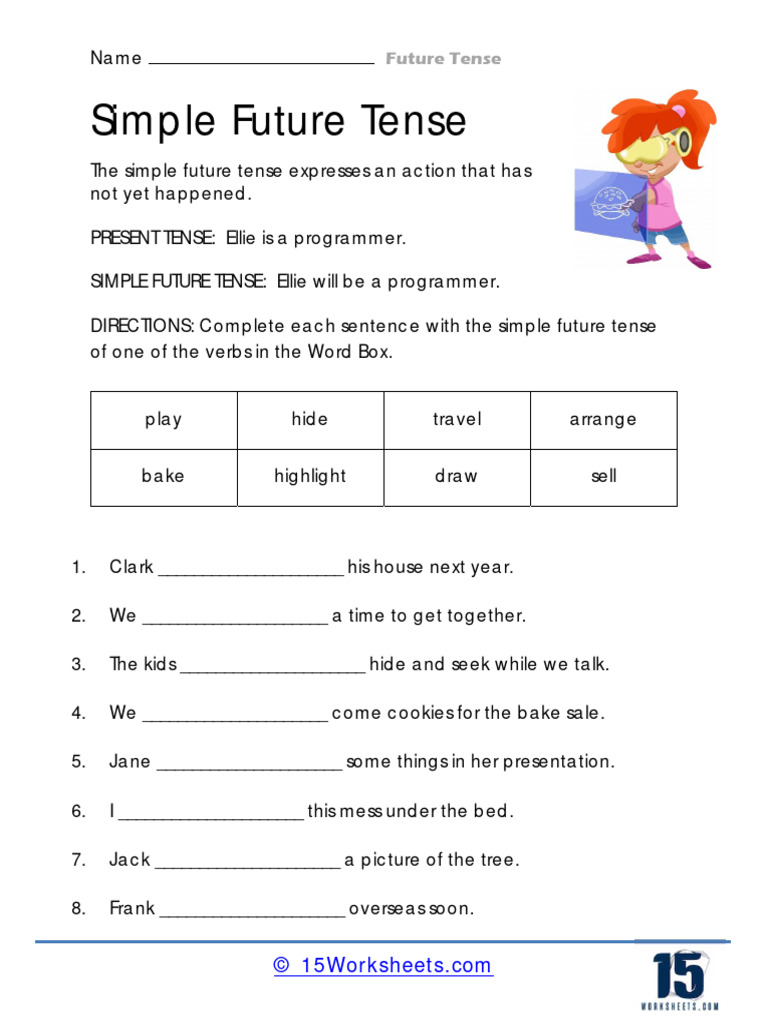 Simple Future Tense | PDF