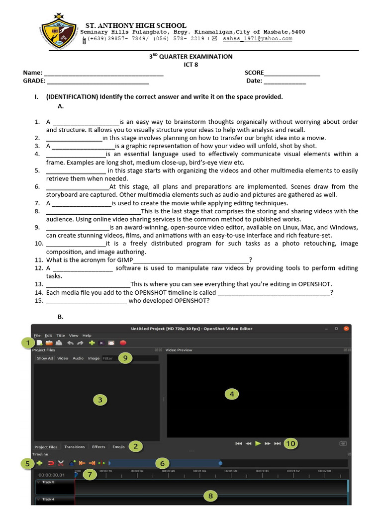Grade8 3rD Periodic Exam ICT | PDF | Multimedia | Software