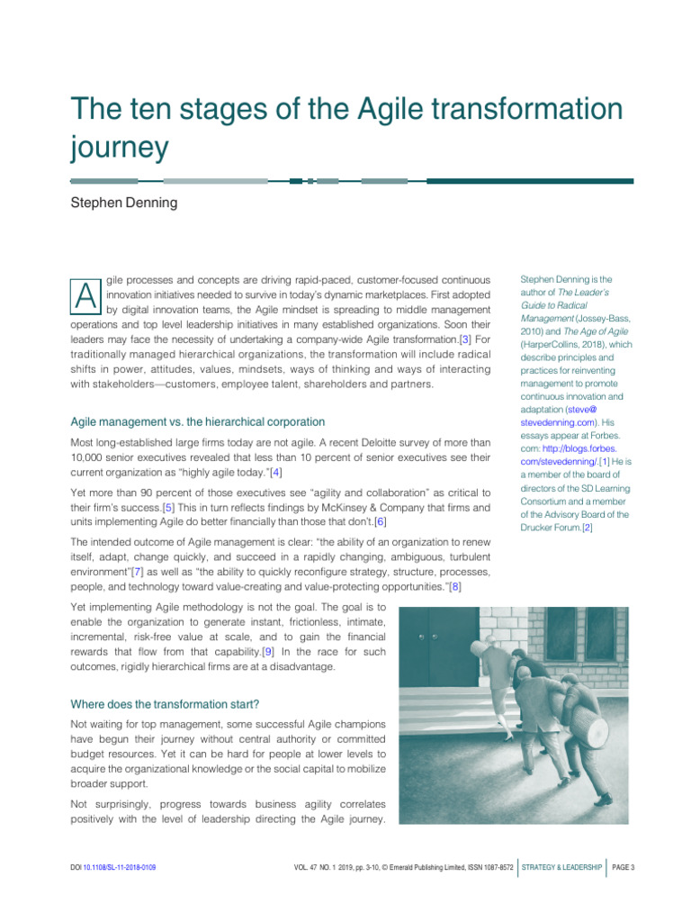 Ten Stages of Agile Transformation | PDF | Agile Software Development ...