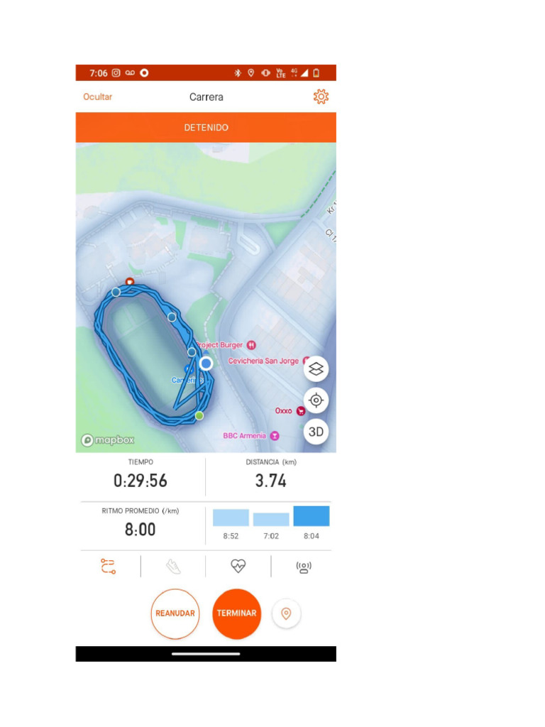 Pantallazo de Strava | PDF