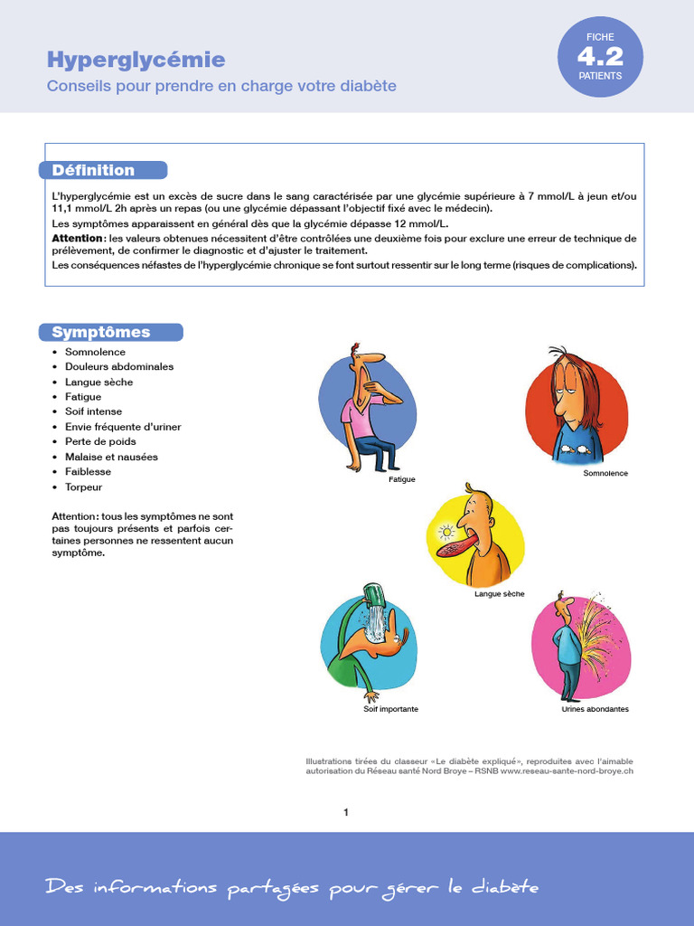 Symptômes et gestion de l'hyperglycémie | PDF | Médecine clinique ...