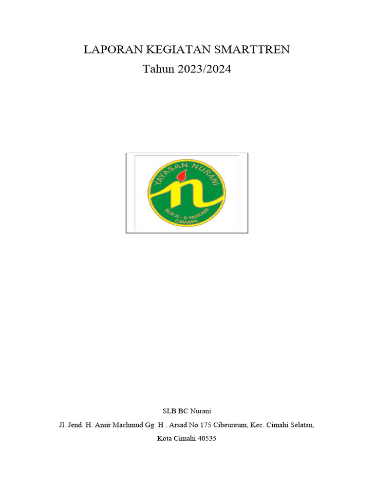Laporan Kegiatan Smarttren 2024-1 | PDF