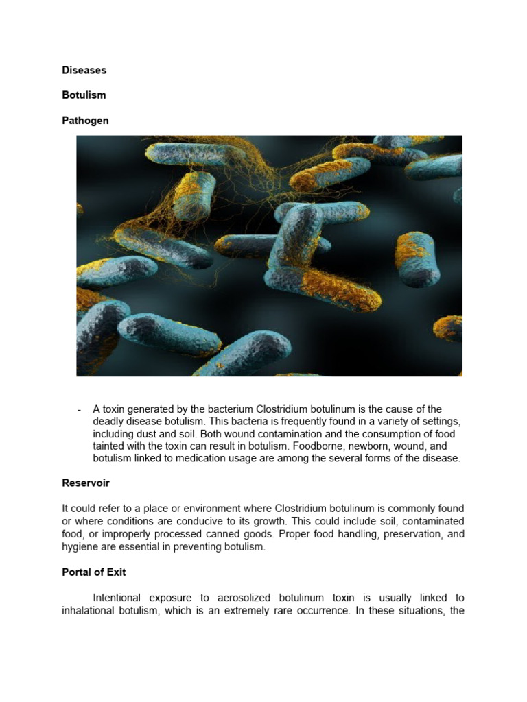 Botulism Part 2 | PDF | Botulinum Toxin | Causes Of Death