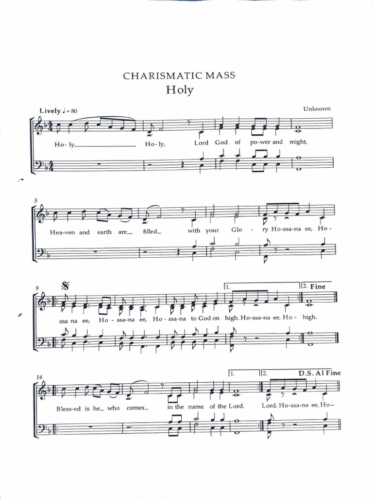 Holy Holy Charismatic | PDF