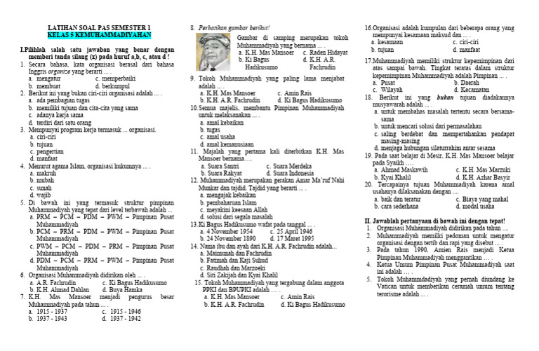 Latihan Soal Pas KMD | PDF
