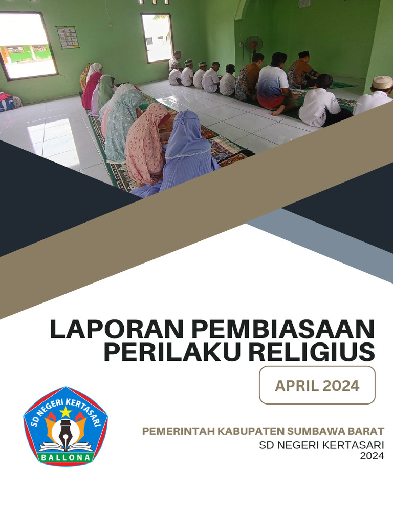 Laporan Pembiasaan Religius SD Kertasari | PDF