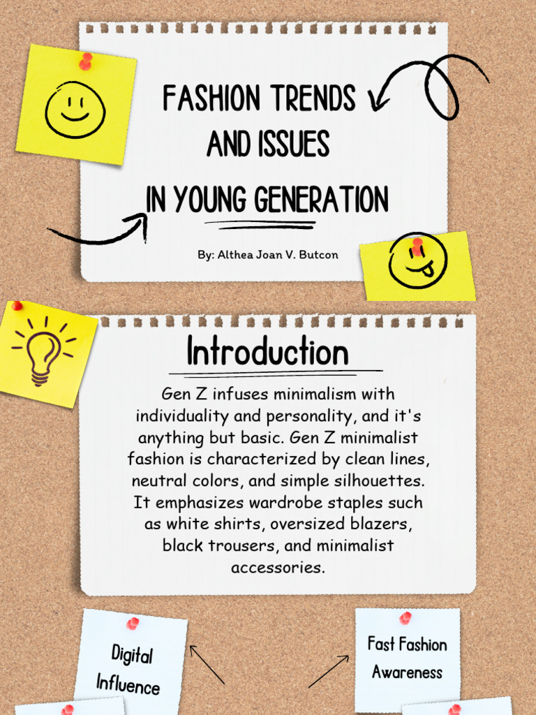 Gen Z Fashion Trends & Issues | PDF | Fashion | Minimalism