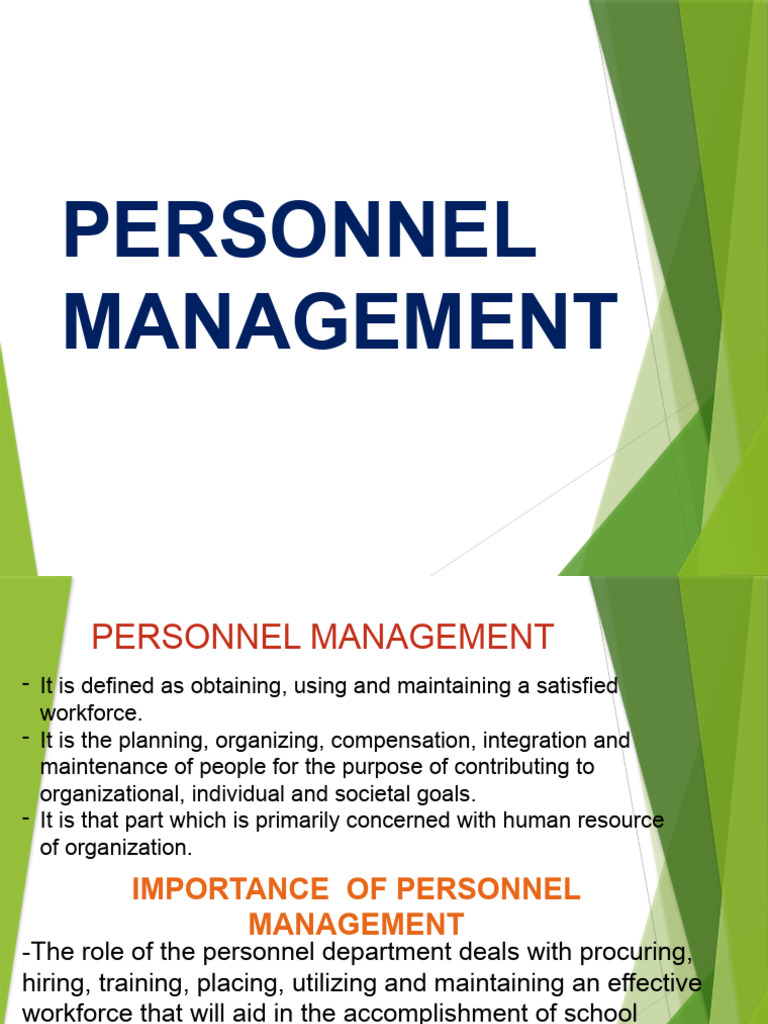 Essentials of Personnel Management | PDF | Human Resources | Employment