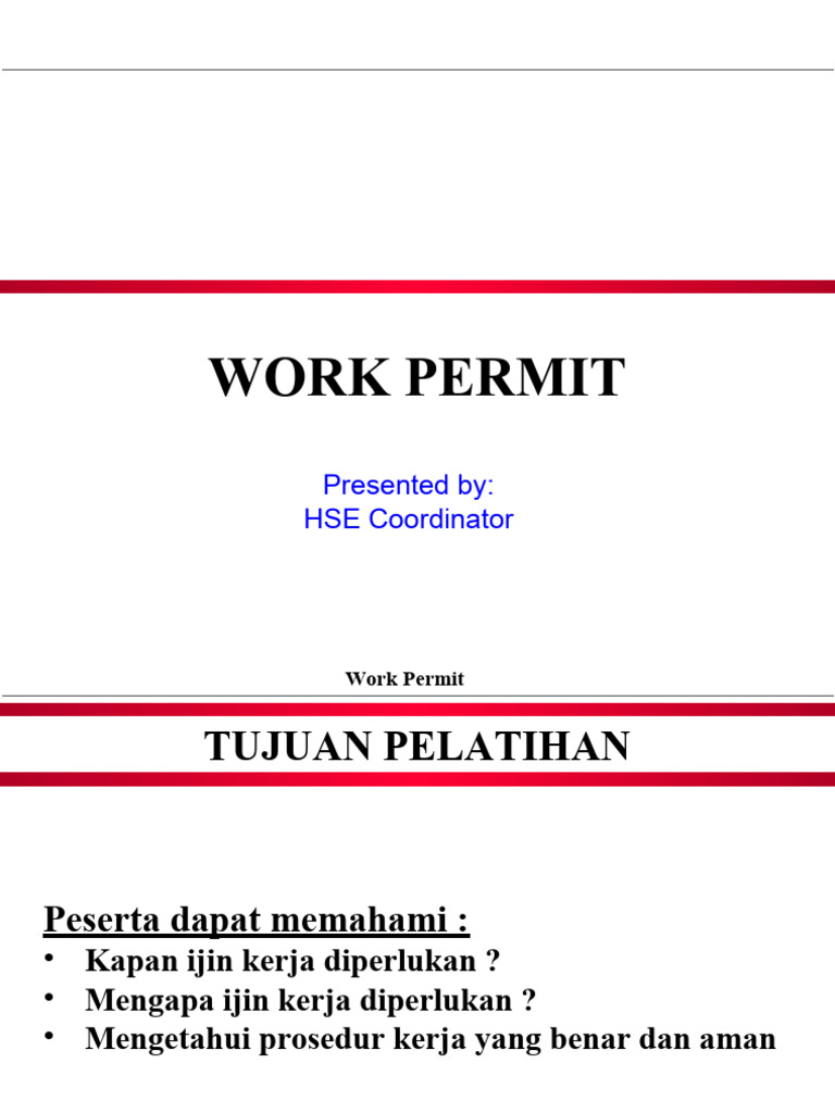 Izin Kerja dan Ruang Terbatas | PDF | Griya & Taman | Komputer