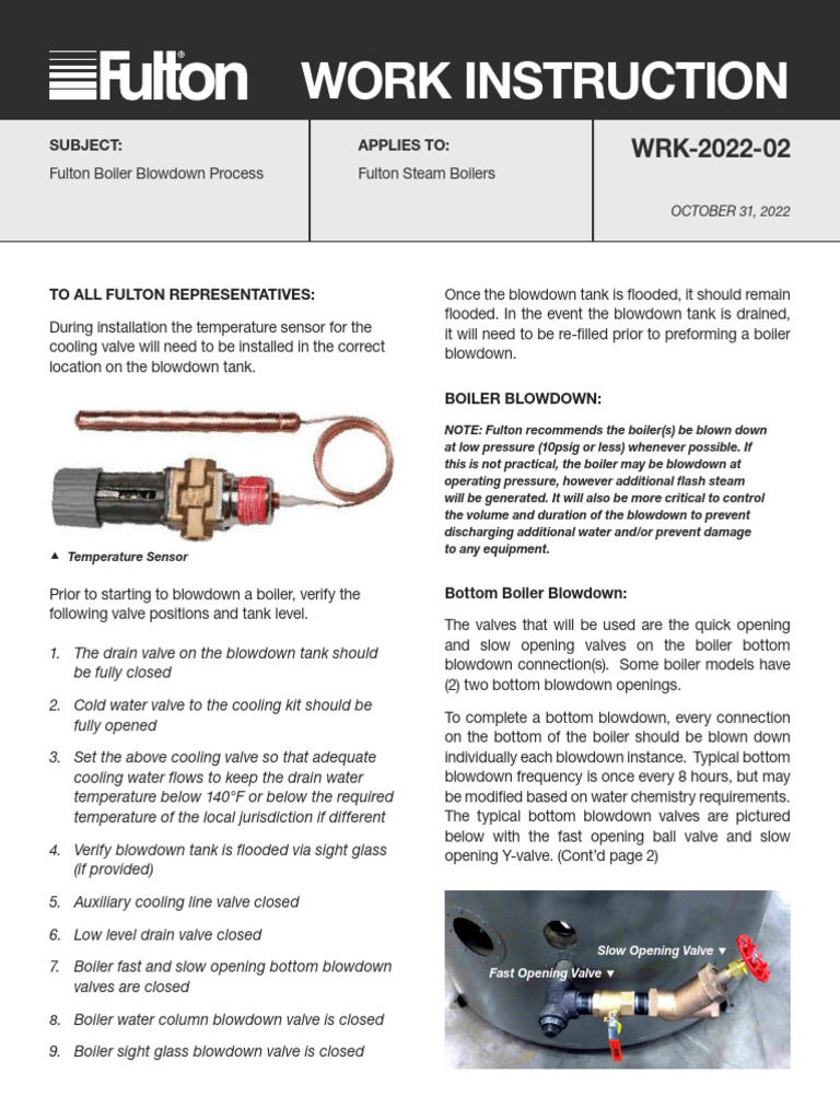 Fulton-Work-Instruction_WRK-2022-02_Fulton-Boiler-Blowdown-Process ...