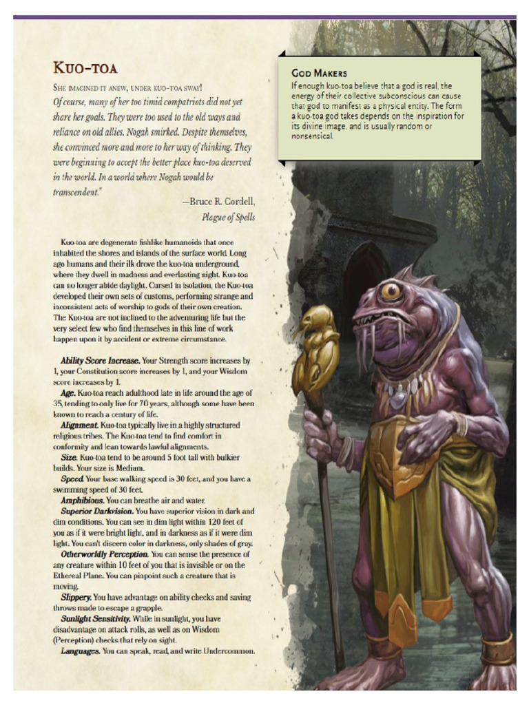 Race Kuo-Toa | PDF