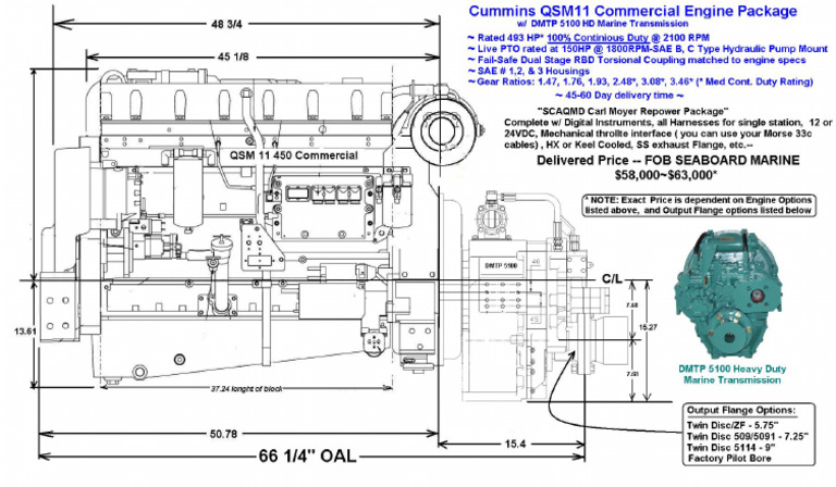 Specifications Critical Dimensions QSM 450 Drawing DMTP5100 | PDF