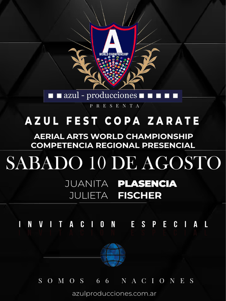 Azul Fest Zarate - Artes Aereas - Invitacion Especial | PDF