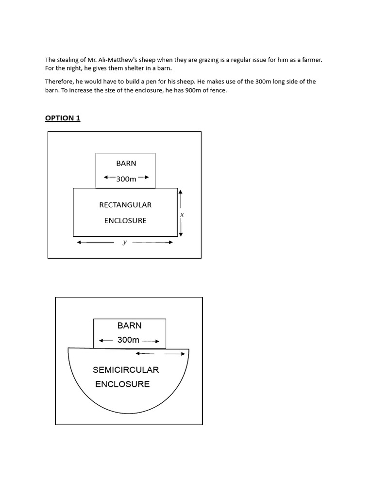 Add Maths SBA draft 1 | PDF | Area | Mathematics