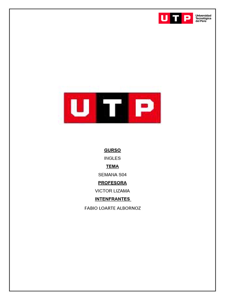 Ingles S09.1 | PDF