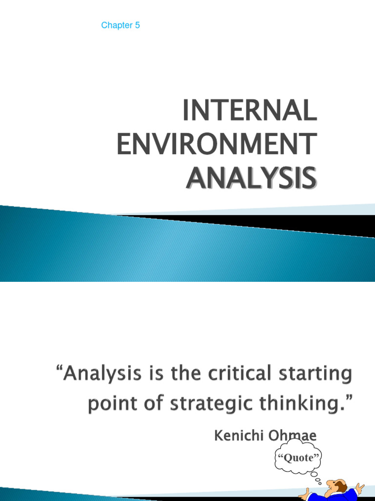 Strategy Chapter 4 - Internal - Analysis | PDF | Strategic Management | Marketing