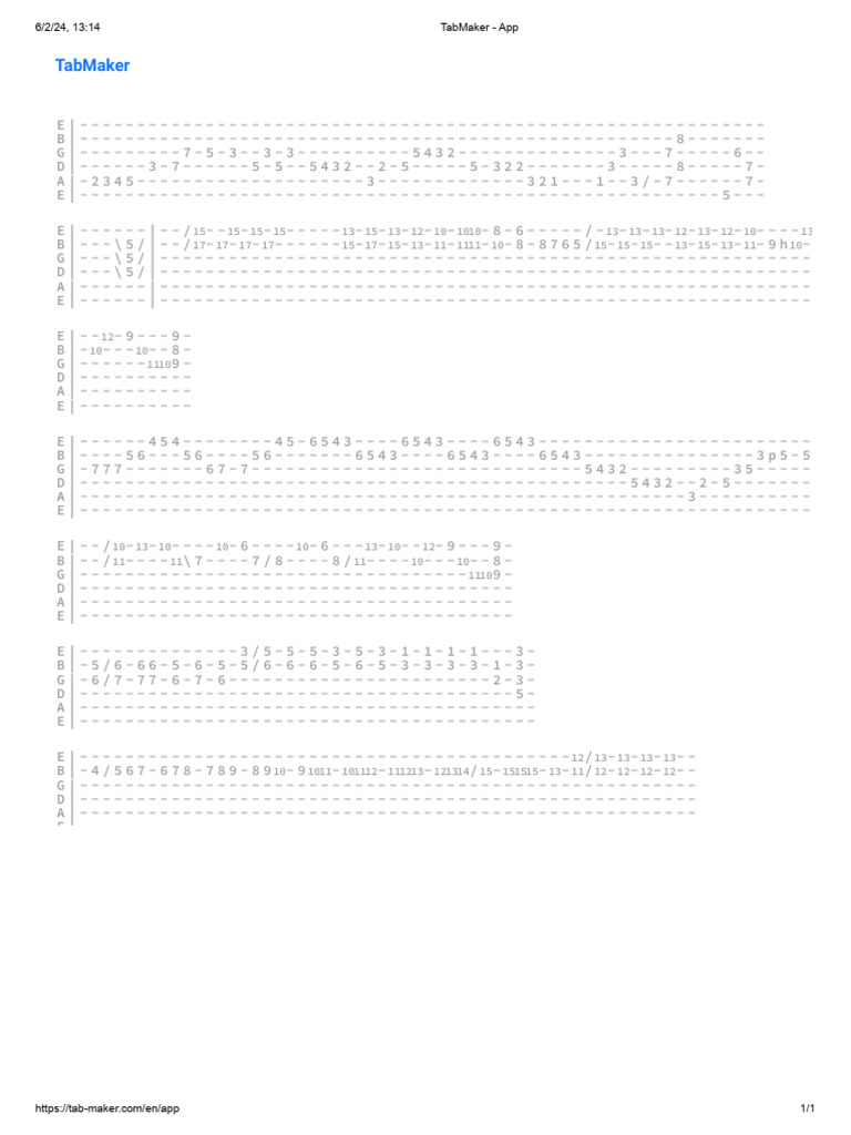 Tabs et accords de requinto | PDF