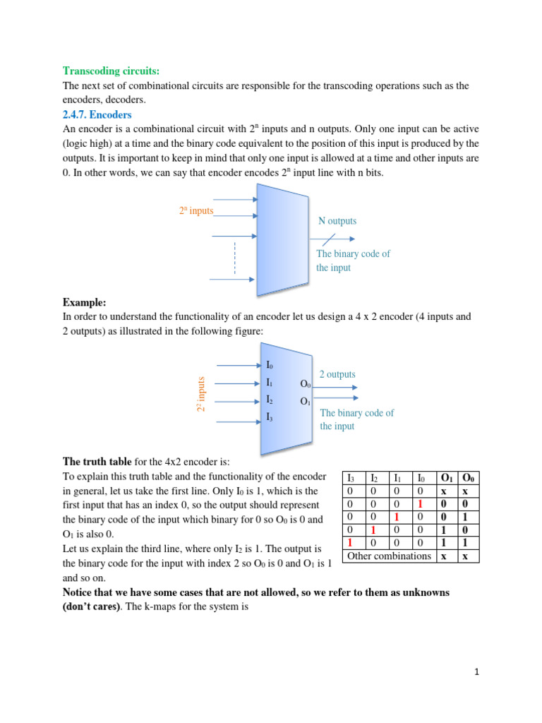 CH2 Coders Decoders | Download Free PDF | Logic Gate | Arithmetic