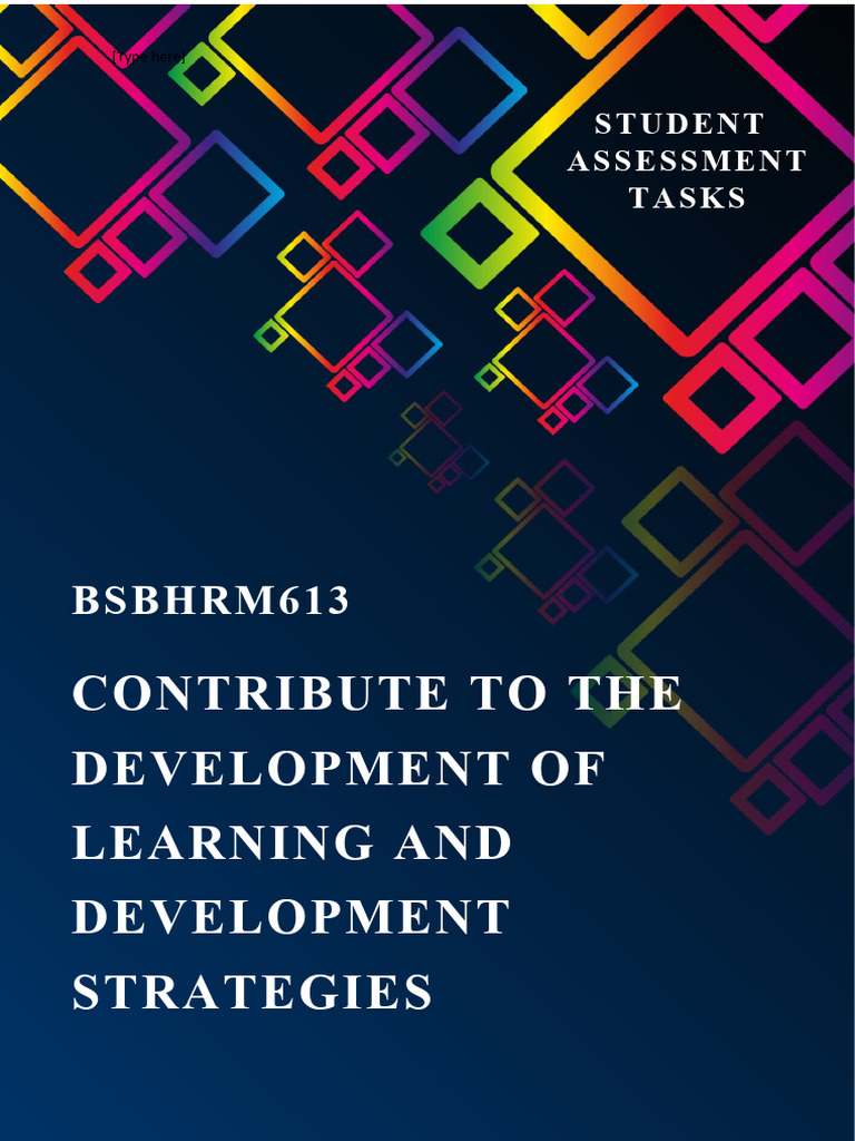 BSBHRM613 Student Assessment | PDF | Educational Assessment | Educational Technology