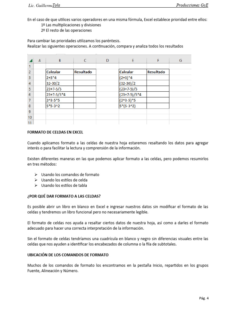 Guia de Excel | Descargar gratis PDF | Microsoft Excel