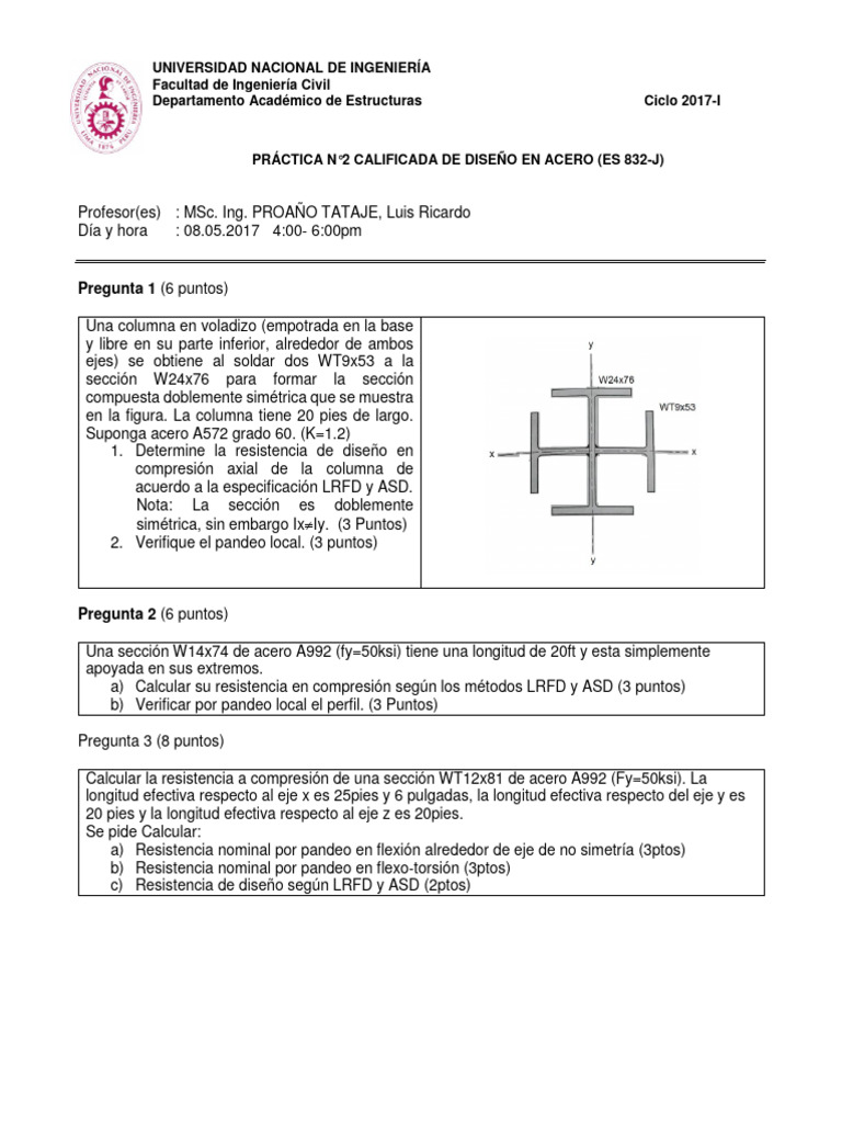 Practica N2 - ES-832J - 2017 - I | PDF