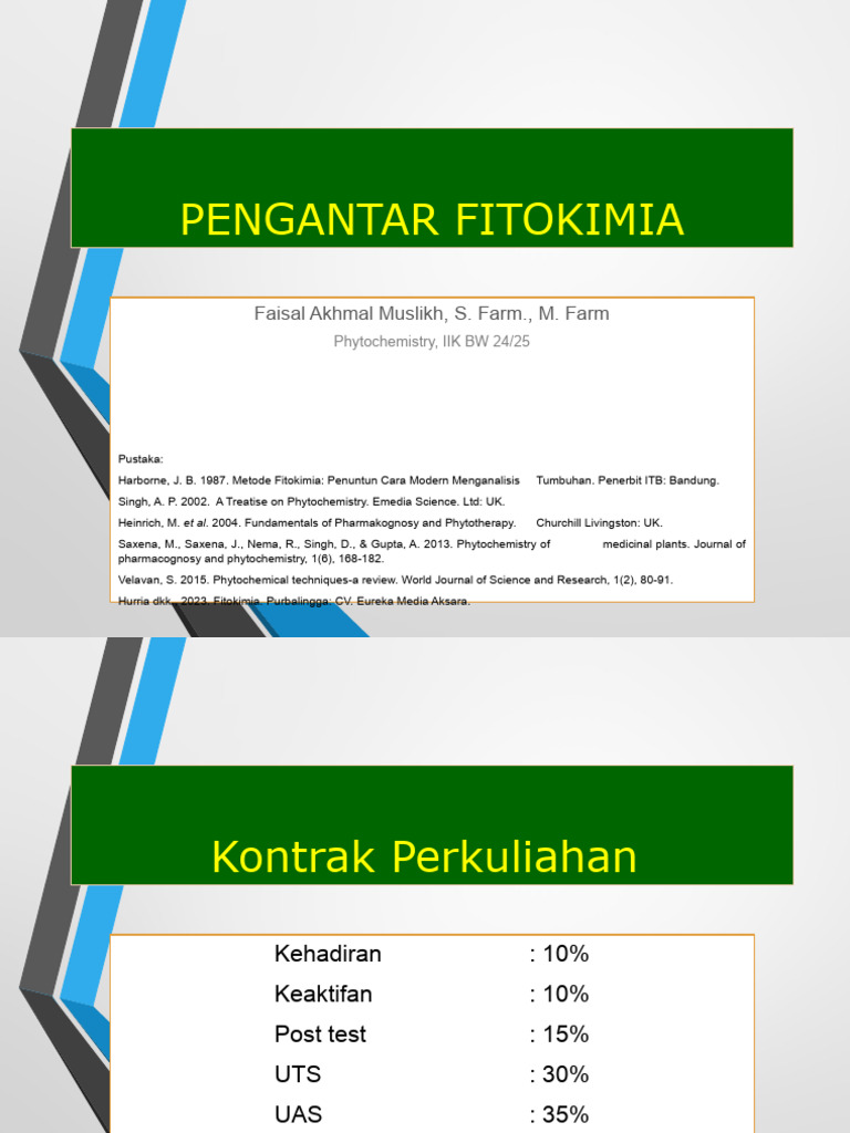 TM 1 Fitokimia | PDF