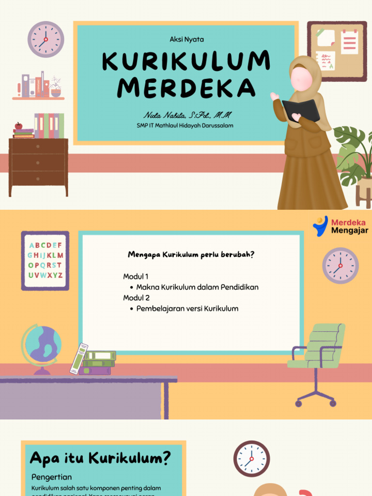 Aksi Nyata Us Nida Nabila Kurikulum Merdeka | PDF