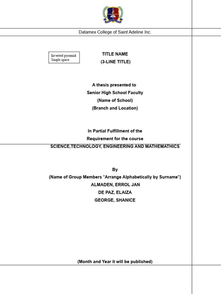 Research Format | PDF | Data | Methodology