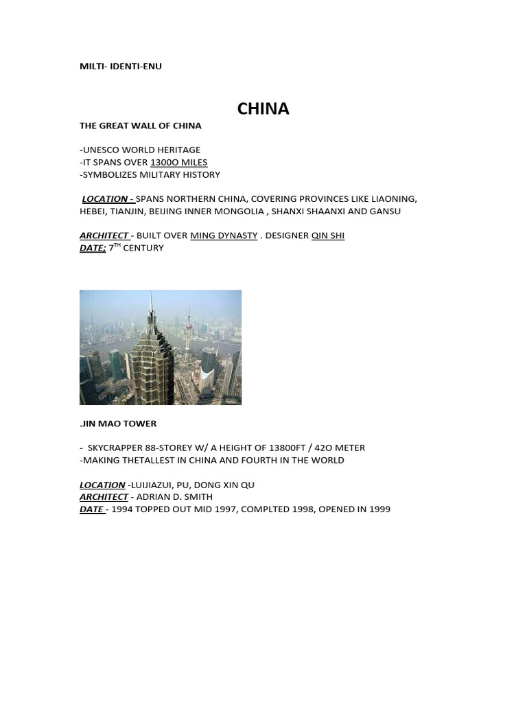 The Great Wall of China | PDF | Seoul