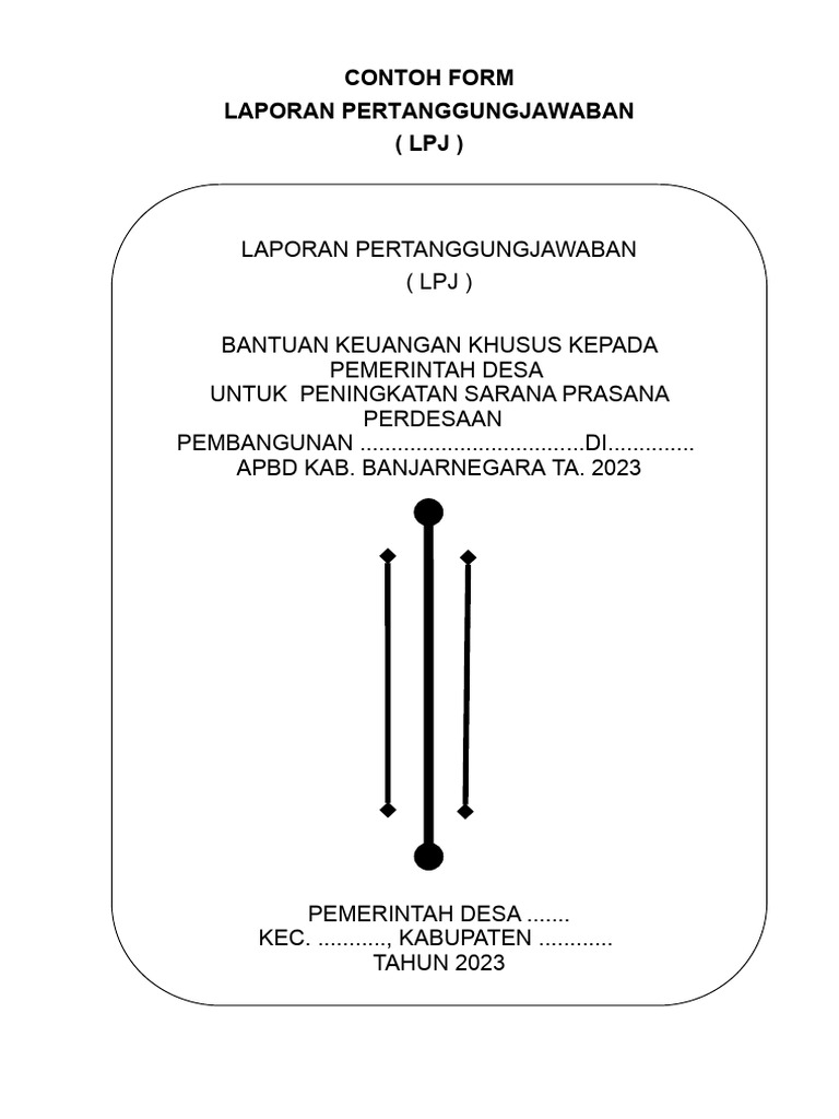Contoh Dokumen LPJ Bansus | PDF