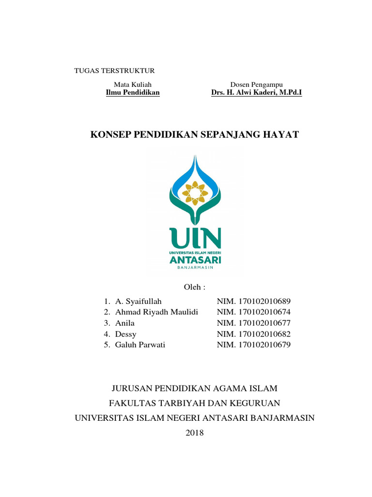 Konsep Pendidikan Sepanjang Hayat | PDF | Ilmu Sosial