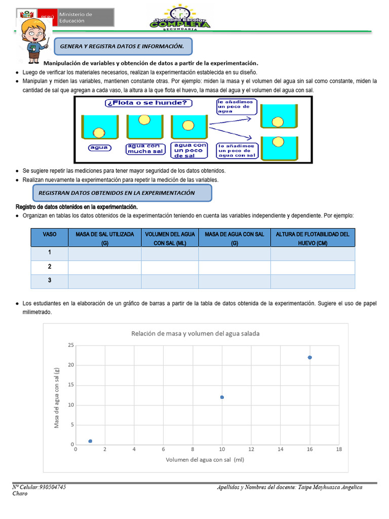 Guia de Laboratorio-Propiedades de La Materia | PDF | Agua | Masa