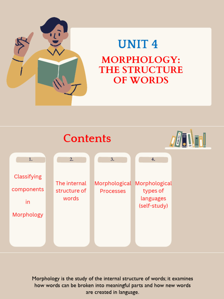 Chapter 4 - Morphology | PDF | Morphology (Linguistics) | Word
