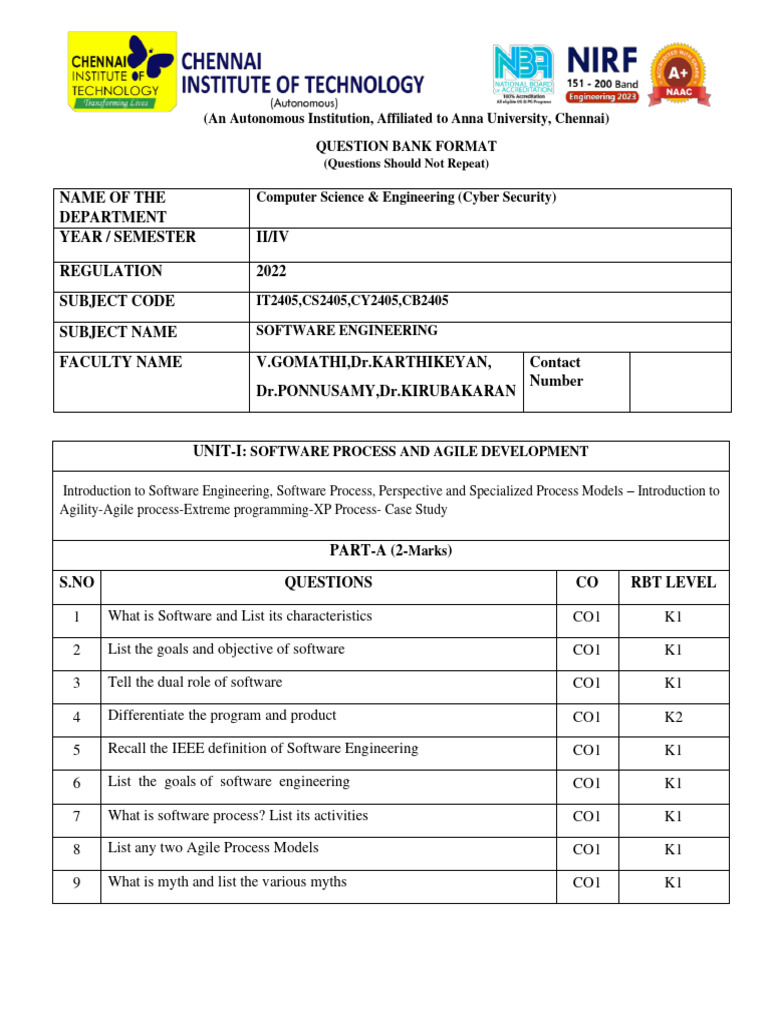 Se QB | PDF | Software Development Process | Use Case