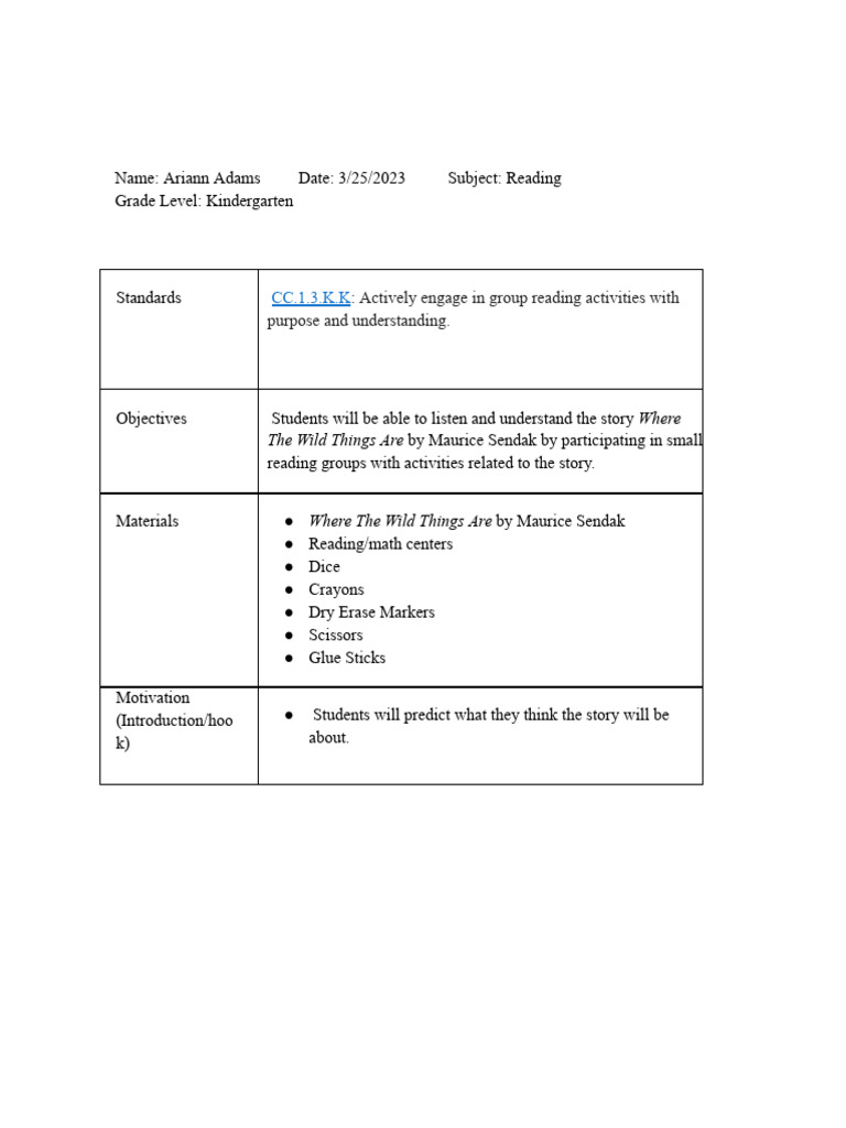 where the wild things are | PDF