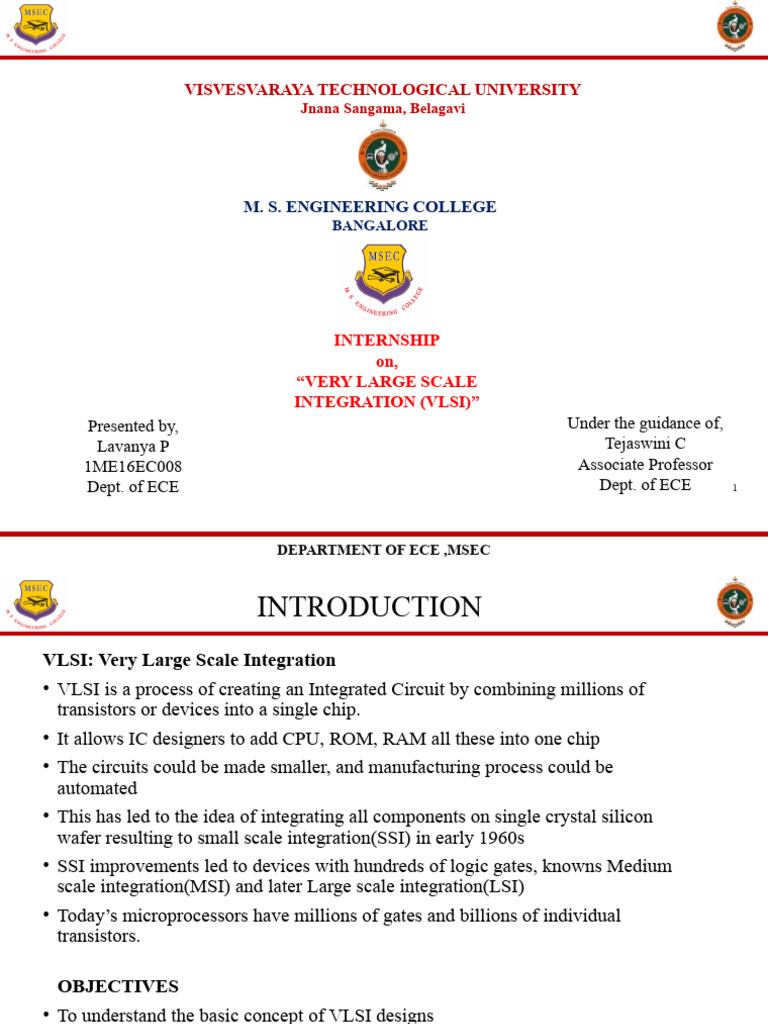 Internship Presentation | PDF | Logic Gate | Integrated Circuit