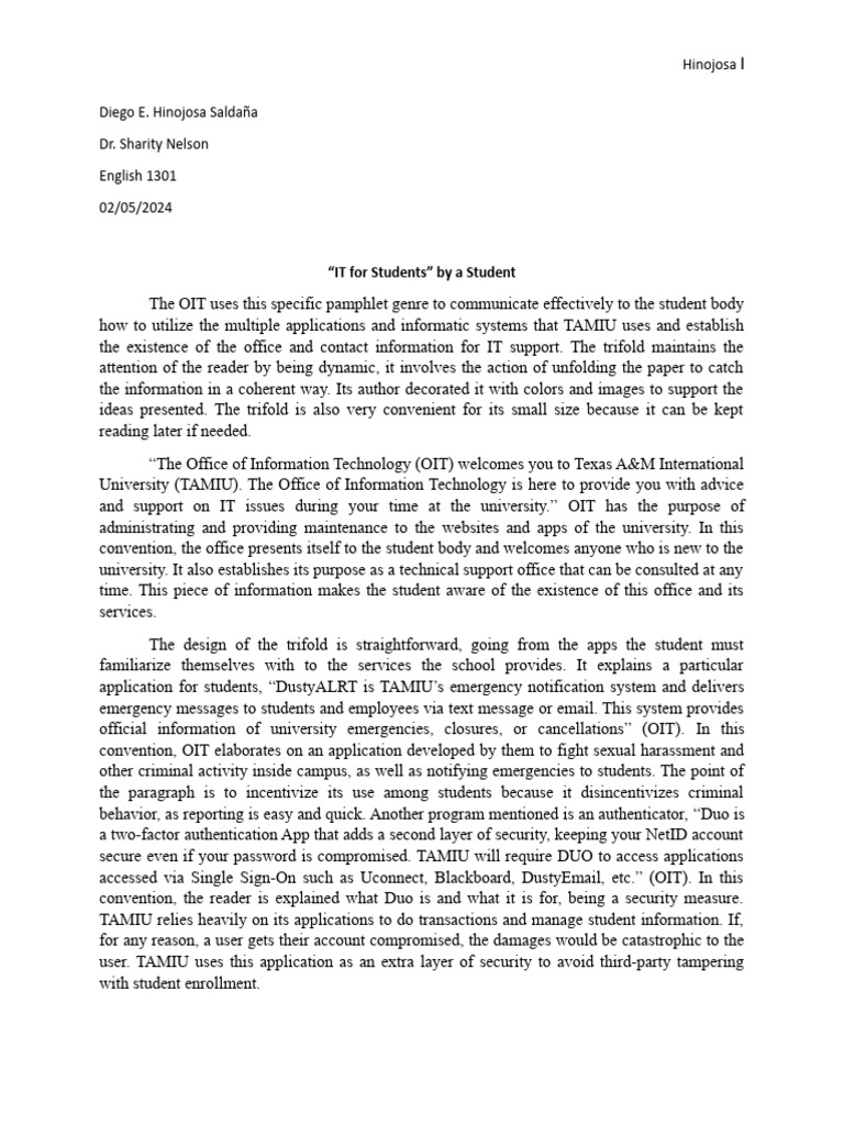 essay 1 english 2 | PDF | Computer Science | Computing