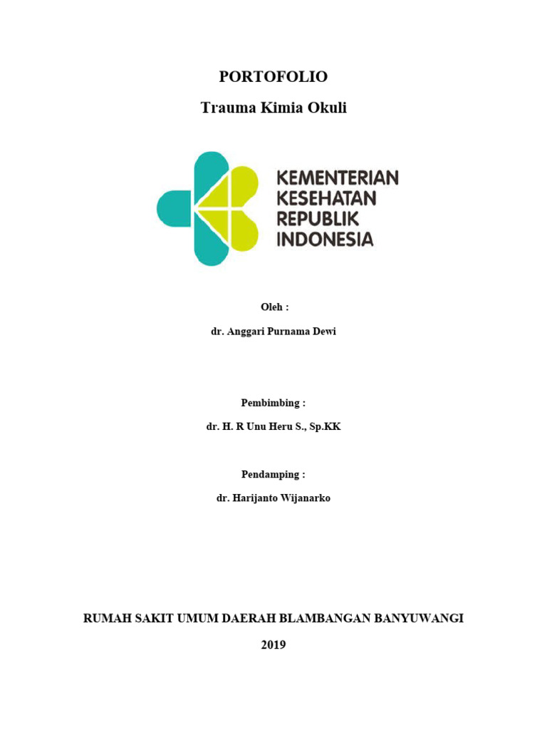 PORTOFOLIO Trauma Okuli | PDF