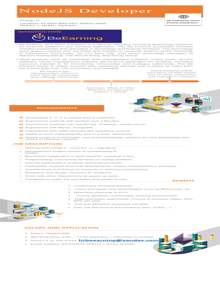 JD-BE-Fresher-NodeJs | PDF | Ho Chi Minh City | Information Technology