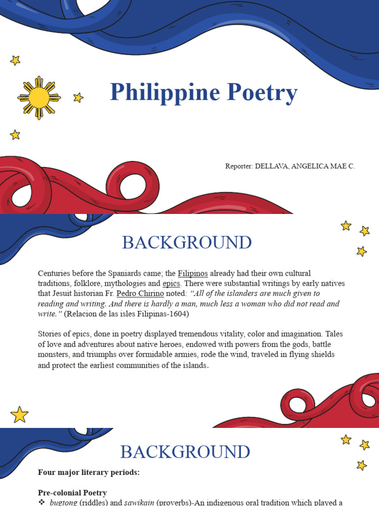 Philippine Poetry | PDF | Poetry