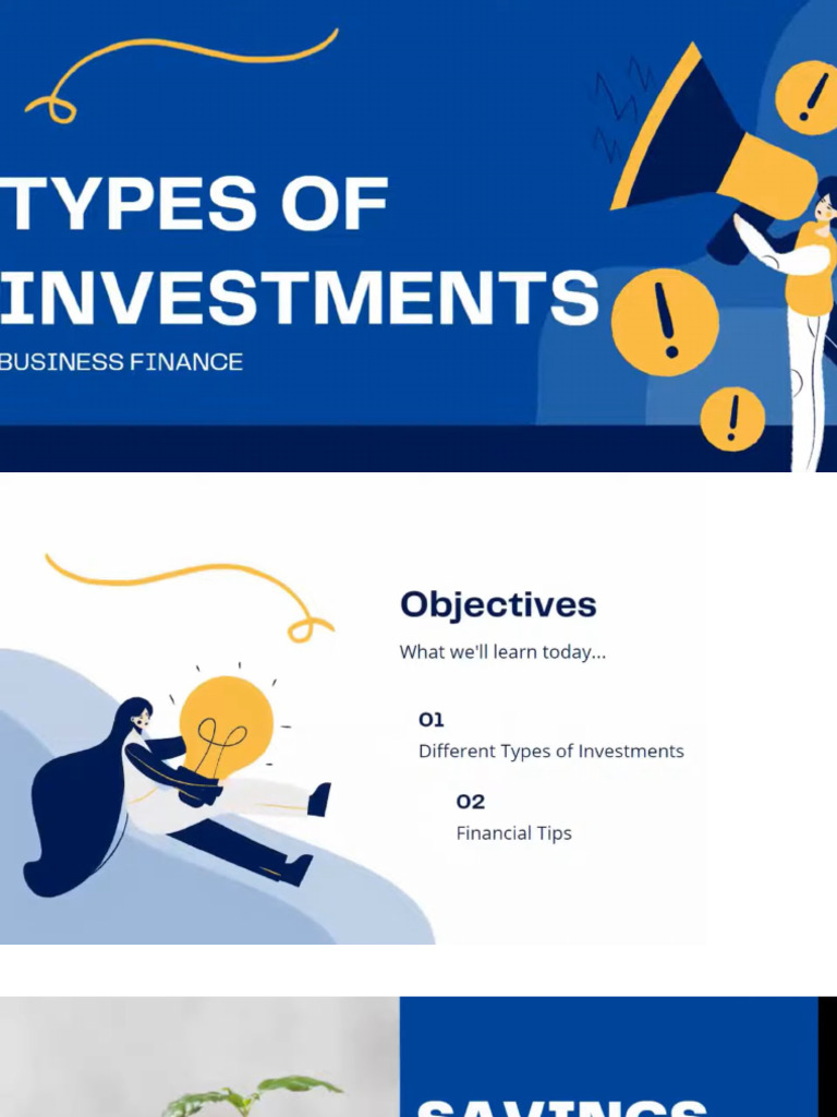 Types of Investment | PDF