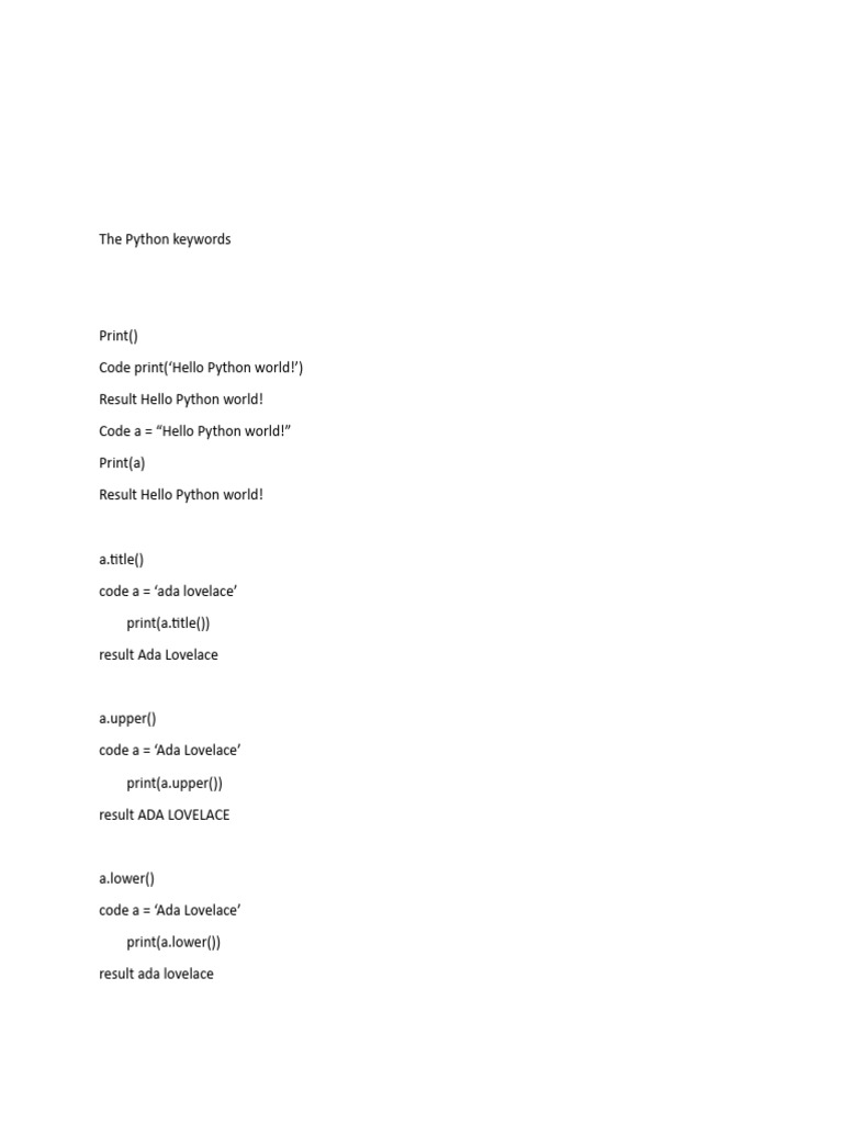 Python Pdf Control Flow Python Programming Language 5906