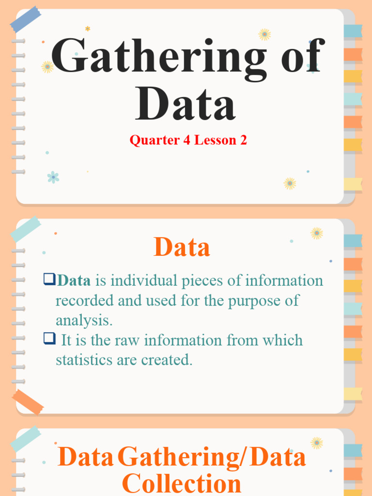 Data Gathering | Download Free PDF | Data | Statistics